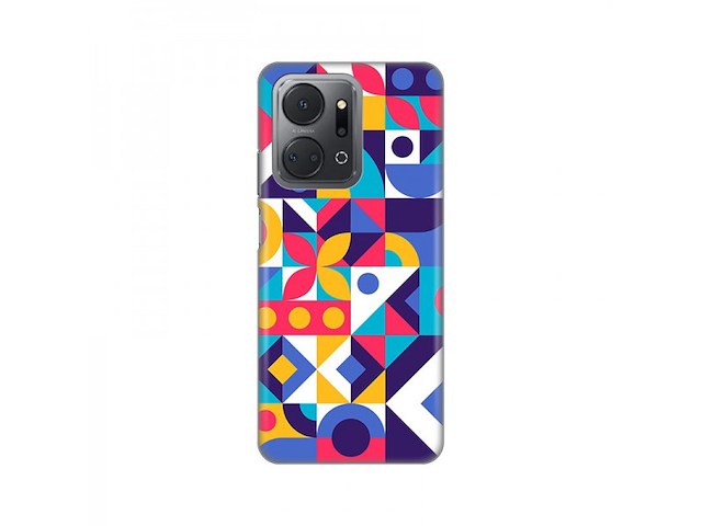 Maskica Silikonska Print Skin za Honor X7a Colorful Mosaic