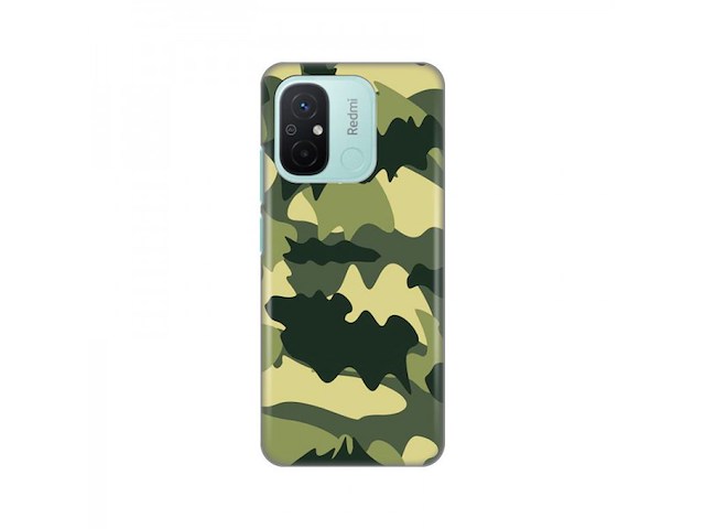 Maskica Silikonska Print Skin za Xiaomi Redmi 12C Army