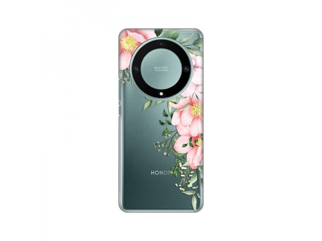 Maskica Silikonska Print Skin za Honor Magic 5 Lite Gentle Rose Pattern