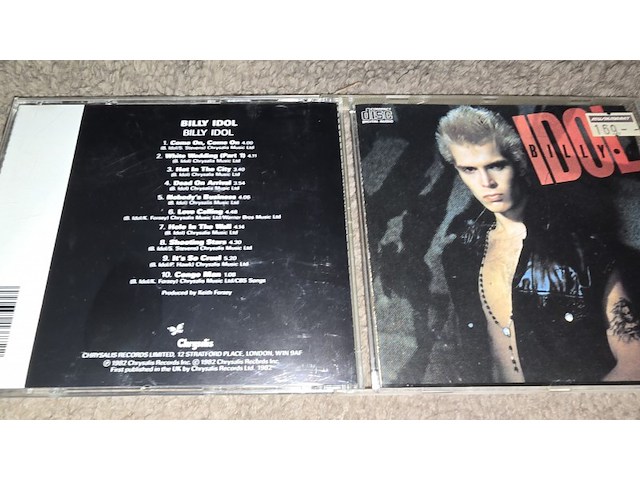 Billy Idol - Billy Idol , ORIGINAL