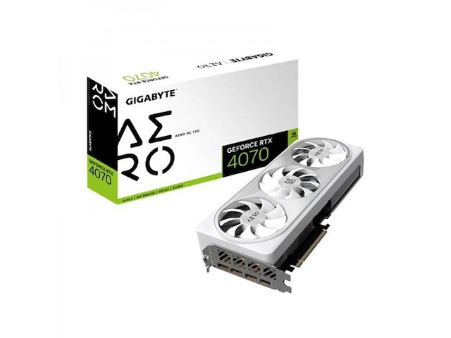 Gigabyte nVidia GeForce RTX 4070 AERO 12GB GV-N4070AERO OC-12GD