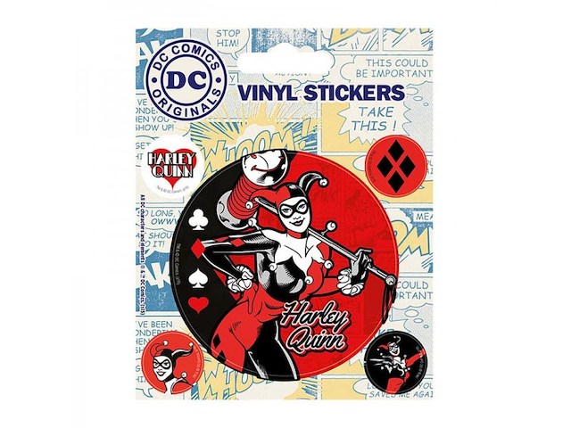 Harley Quinn (Retro) Stickers