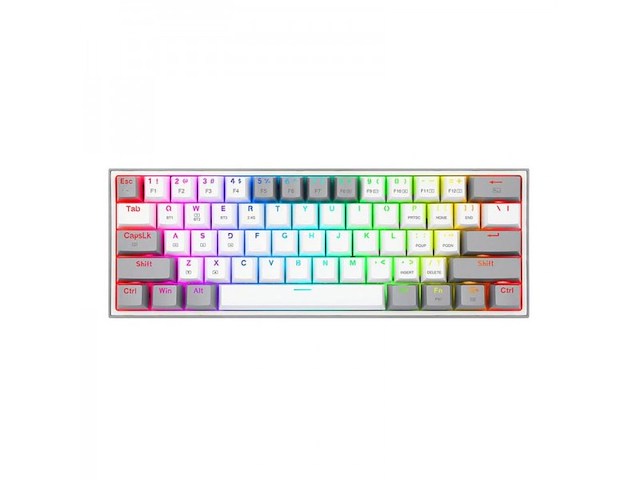 Fizz Pro White/Grey K616 RGB Wireless/Wired Mechanical Gaming Keyboard