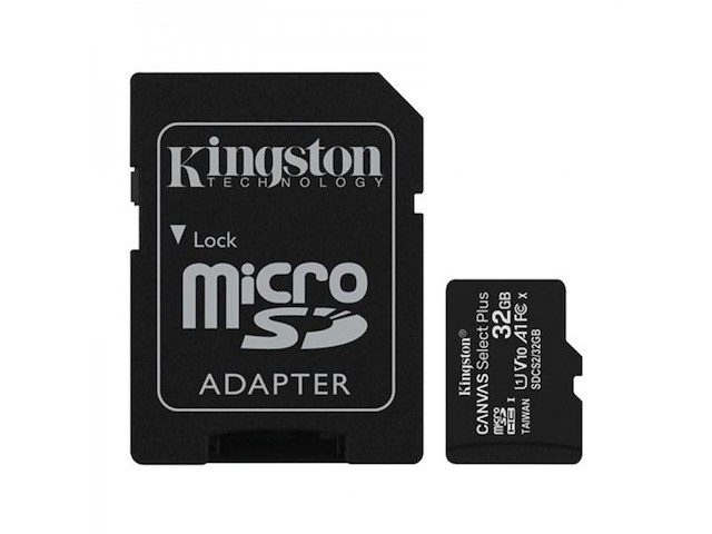 MICRO SD 32GB KINGSTON + SD adapter SDCS2/32GB