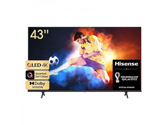 Hisense 43` 43E7HQ Smart QLED 4K Ultra HD LCD TV