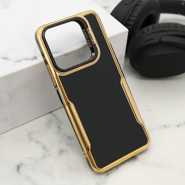 Zastitna maska (futrola) GOLD LUXE - Xiaomi Redmi 13 4G crna (MS)