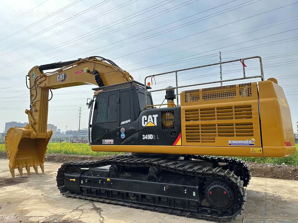 Caterpillar 349D2L 49ton excavator bager guseničar