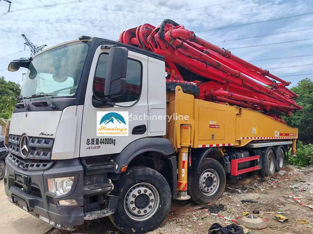 Sany X-6RZ NEW 56m X-6RZ Euro 5 na šasiji Mercedes-Benz Arocs 4143 pumpa za beton