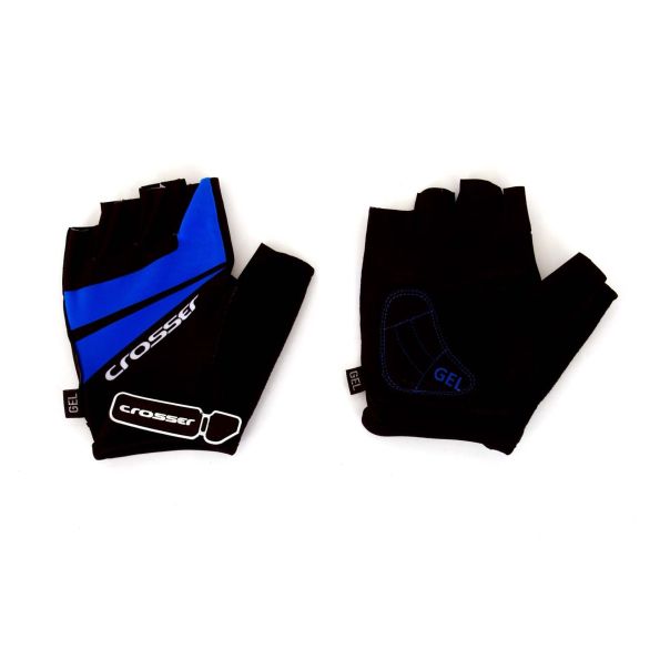 OSTALO Rukavice CROSSER CG-512 SHORT FINGER black / Blue XL