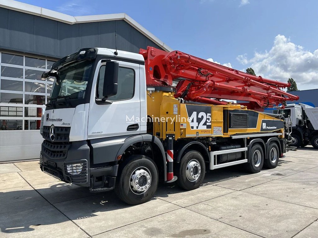 Nova Mercedes-Benz Arocs 4140 8x4 Putzmeister 42.5 Concrete Pump pumpa za beton