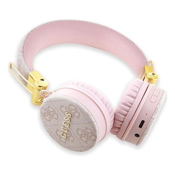 GUESS Bežične Bluetooth slušalice, roze