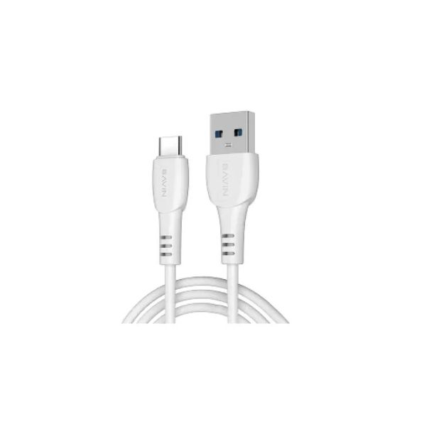 BAVIN Kabl USB-A na TYPE-C, 1m, bela