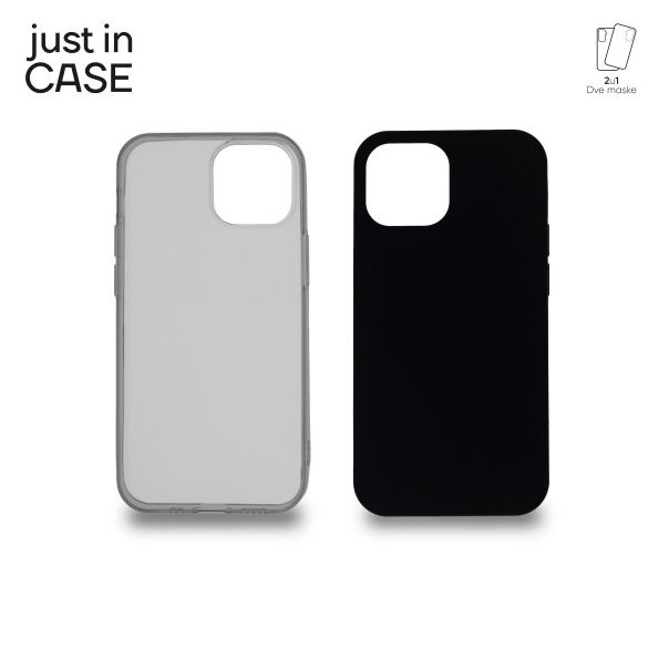 JUST IN CASE Maska 2u1 Extra case MIX za iPhone 13 MINI, crna