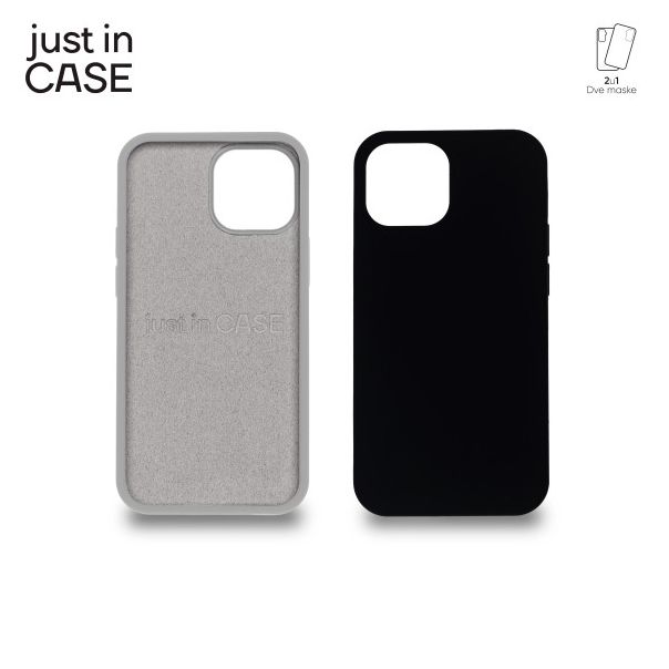 JUST IN CASE Maska 2u1 Extra case MIX PLUS za iPhone 13 MINI, crna