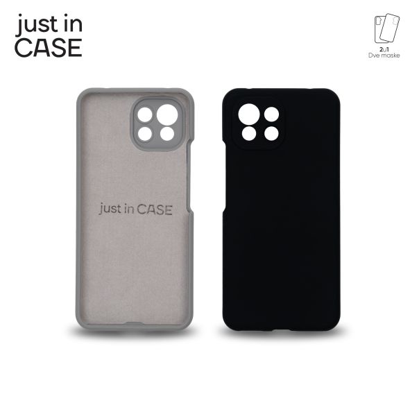 JUST IN CASE Maska 2u1 Extra case MIX PLUS za Mi11 Lite 5G, crna