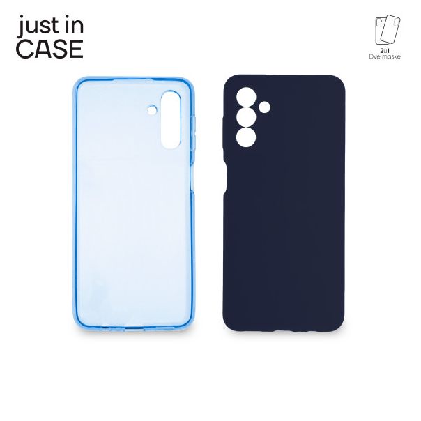 JUST IN CASE Maska 2u1 Extra case MIX za Samsung A04 s, plava