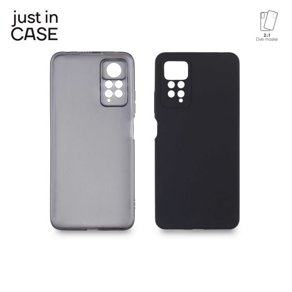 JUST IN CASE Maska 2u1 Extra case MIX za Redmi Note 11 pro, crna