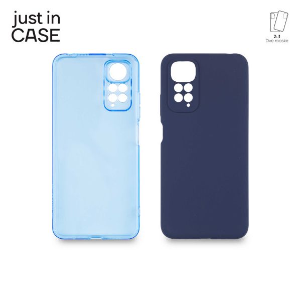 JUST IN CASE Maska 2u1 Extra case MIX za Redmi Note 11, plava