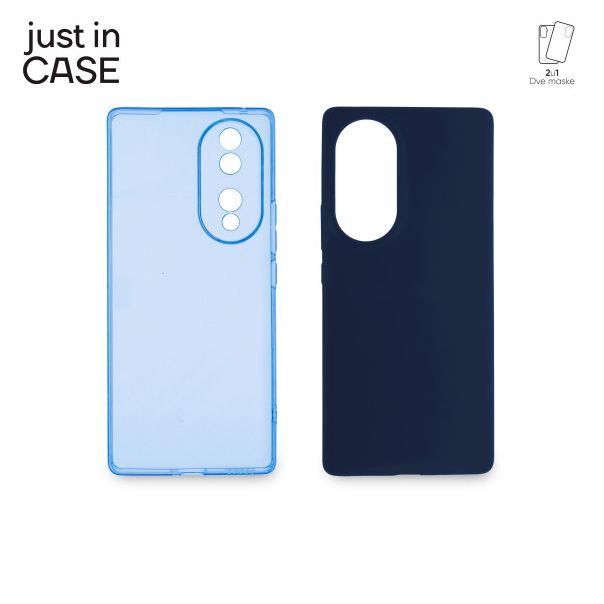 JUST IN CASE Maska 2u1 Extra case MIX za Honor 70, plava