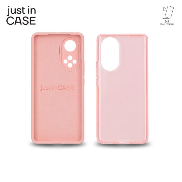 JUST IN CASE Maska 2u1 Extra case MIX za Honor 50, roze