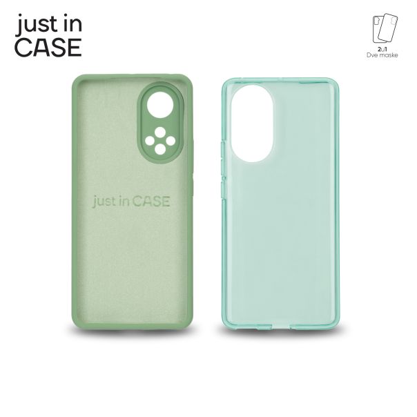 JUST IN CASE Maska 2u1 Extra case MIX za Honor 50, zelena