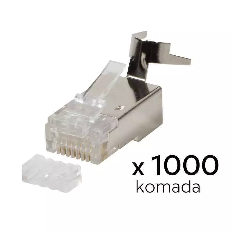 Konektor RJ45 metal CAT 7 1000 kom