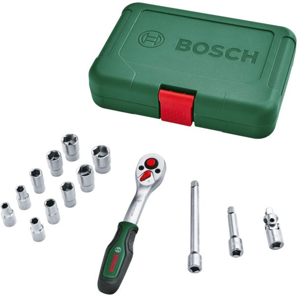 BOSCH Set adaptera za nasadni ključ u koferu 14 delova