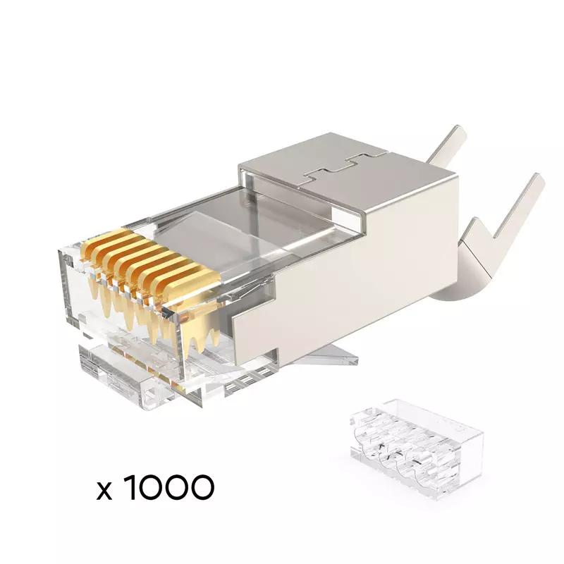 Konektor RJ45 metal CAT 7 1000 kom plastic normal