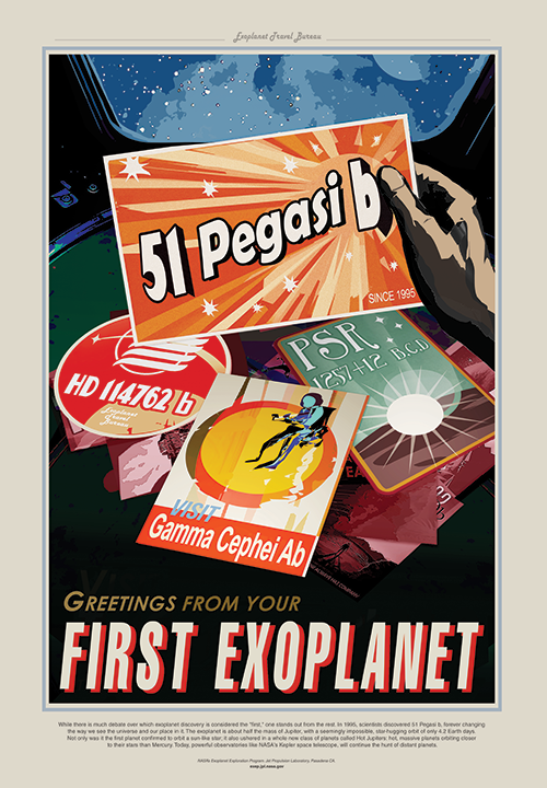 51 Pegasi b - JPL Travel Poster