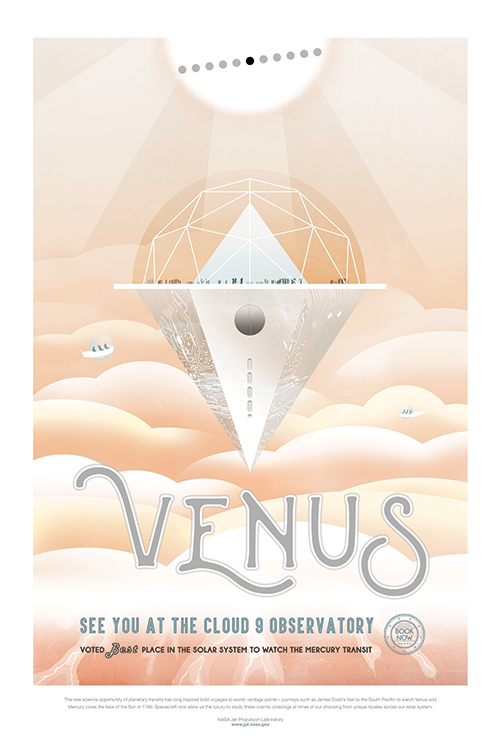 Venus - JPL Travel Poster