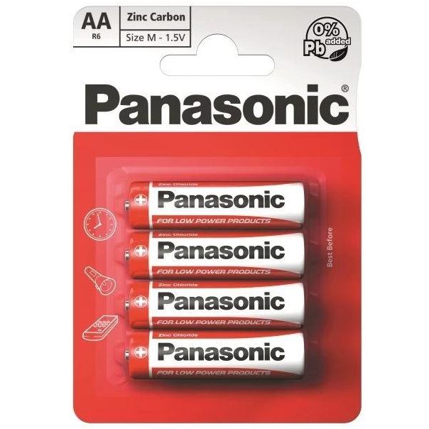 PANASONIC Baterije R6RZ/4BP-4xAA EU Zink carbon 4/1