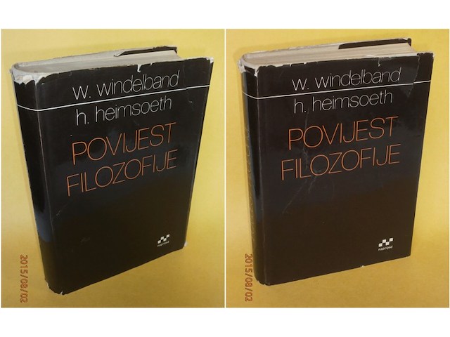 Povijest filozofije 1-2, Wilhelm Windelband