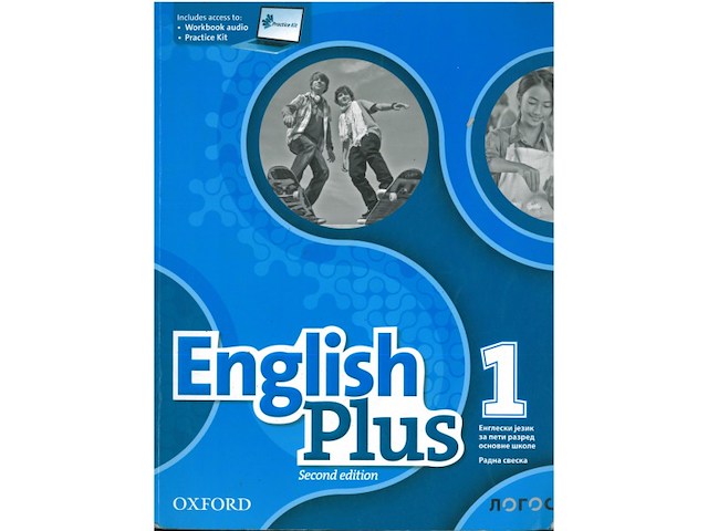 ENGLISH PLUS 1, RADNA SVESKA, LOGOS, 2023.