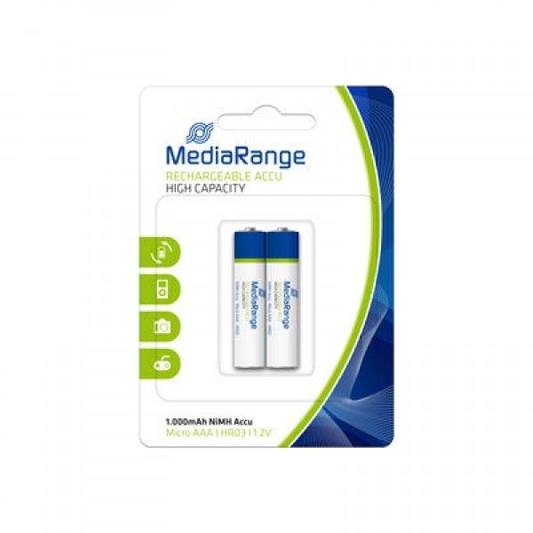 MediaRange MRBAT122 punjive baterije AAA NiMH Accu HR03 1.000mAh ( 122AAA )