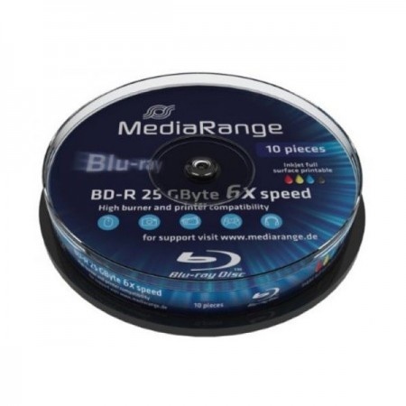 MediaRange BD-R 25GB 6X printabilni MR500 ( 525MR6P/Z )