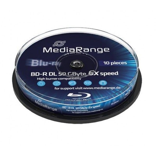 MediaRange MR507 BLU-RAY 50GB DL BD-R 6X