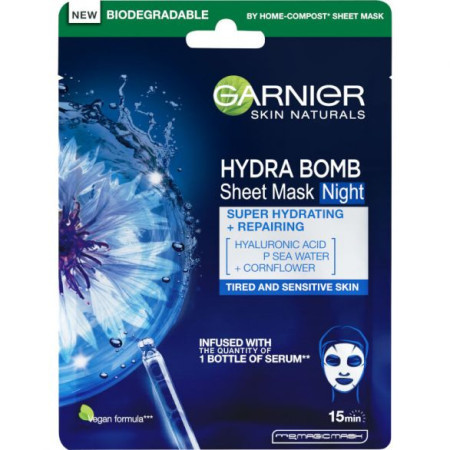 Garnier Skin Naturals Hydra Bomb Tissue Mask Night noćna maska za lice 32g ( 1003004773 )