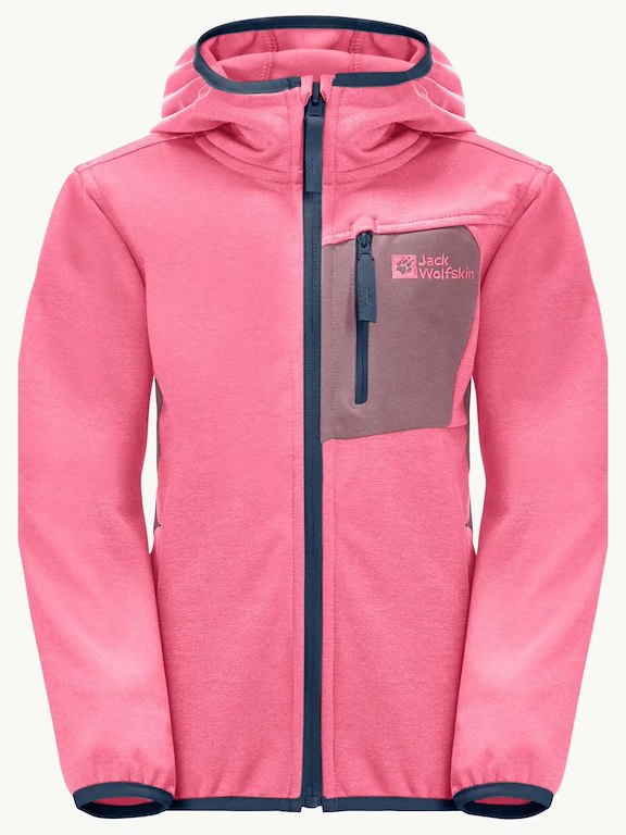 JACK WOLFSKIN Jakna za devojčice roze