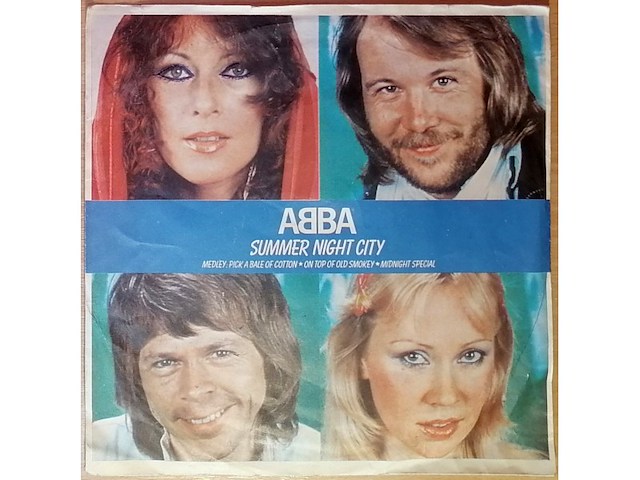 SP ABBA - Summer Night City (1978) 3. press, VG-/VG+