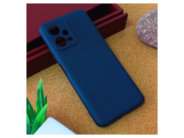 Maskica Teracell Giulietta za Xiaomi Redmi Note 12 Pro 5G (EU) mat tamno plava