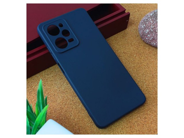 Maskica Teracell Giulietta za Xiaomi Redmi Note 12 5G (EU) mat tamno plava