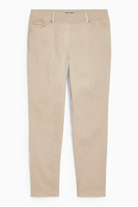 C&A Ženske pantalone Slim fit, Bež