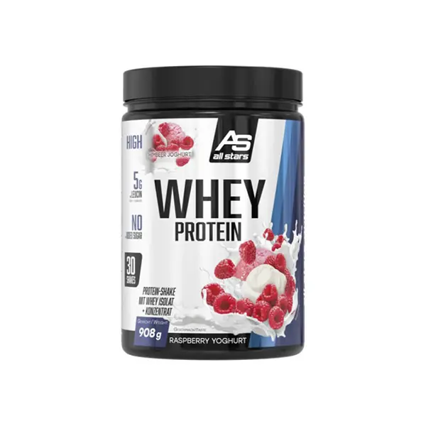 ALL STARS Whey protein Malina i jogurt, 908 g