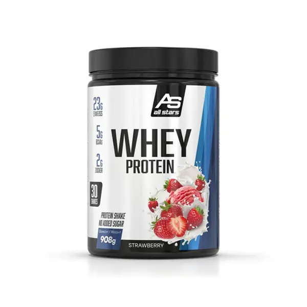 ALL STARS Whey protein Jagoda, 908 g