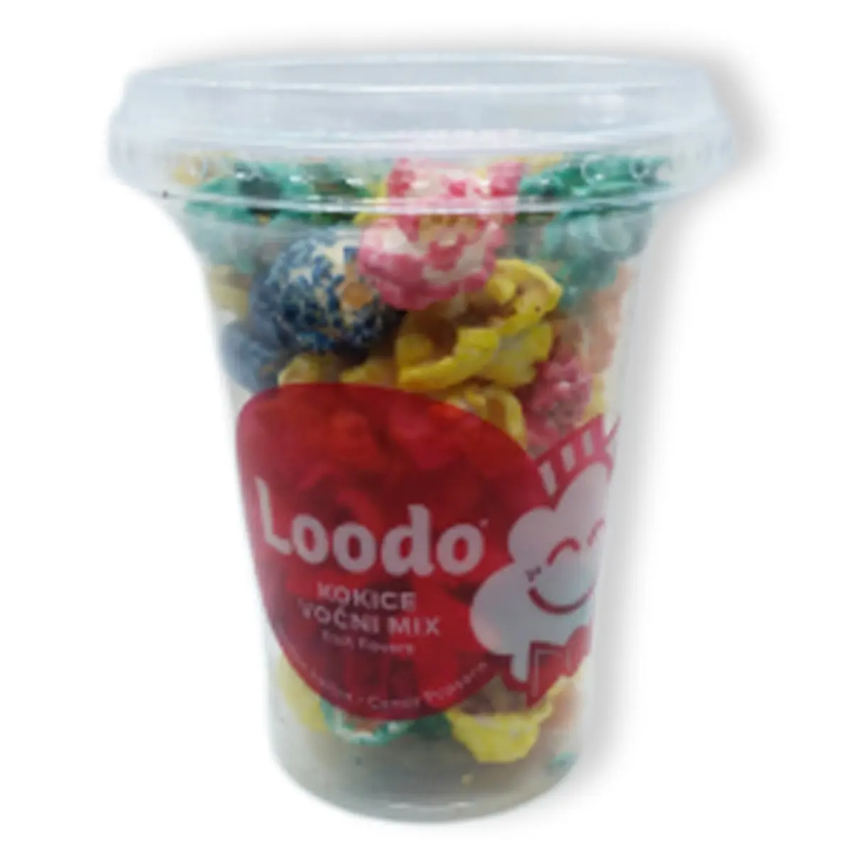 Loodo Slatke kokice, Voćni mix preliv, 50g