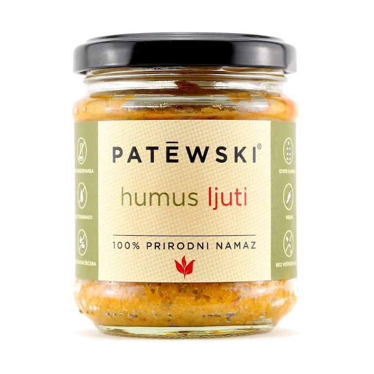 PATEWSKI Prirodni ljuti humus 160g