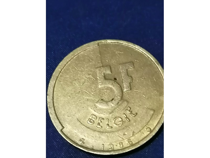 5 FRANAKA 1986. BELGIJA