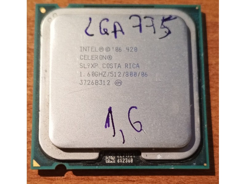 Intel Celeron 1,6GHz LGA775 br.1