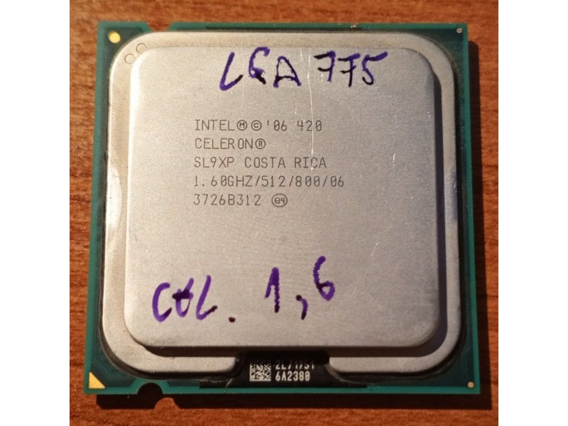 Intel Celeron 1,6GHz LGA775 br.2