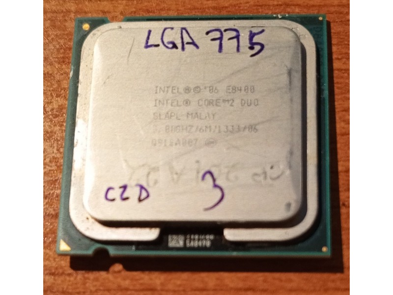 Intel Core2duo E8400 3GHz LGA775